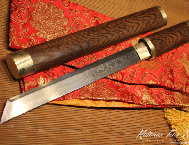 1095 Folded Steel Pocket Tanto Standard Fittings - Katanas For Sale